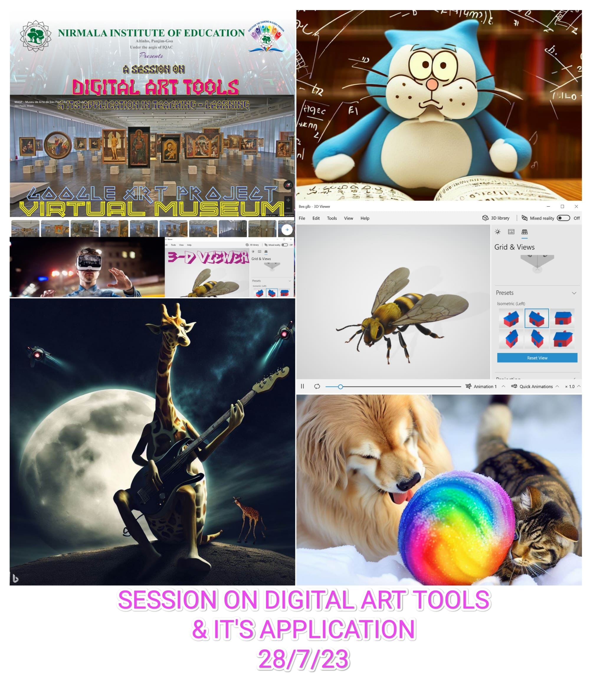 Session on Digital Art Tools & its application | Nirmala Institute of ...